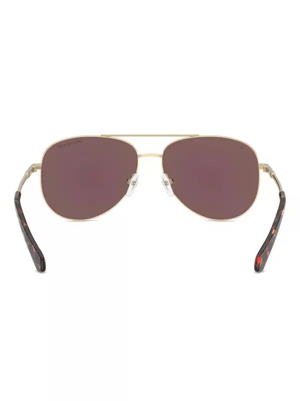 Michael Kors Chain-detail Pilot Sunglasses