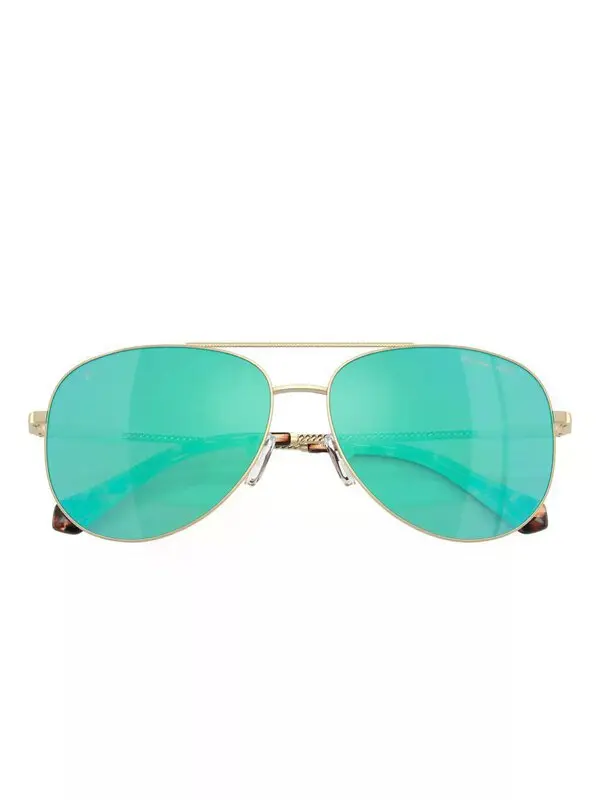 Michael Kors Chain-detail Pilot Sunglasses