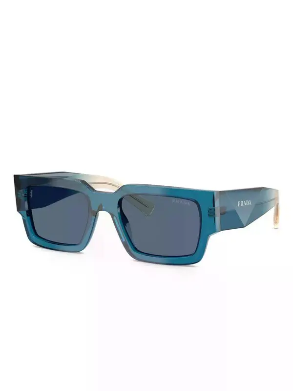 Prada Symbole Square-frame Sunglasses - Blue