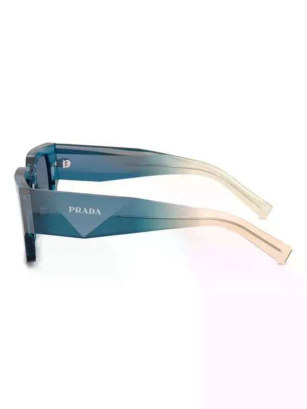 Prada Symbole Square-frame Sunglasses - Blue