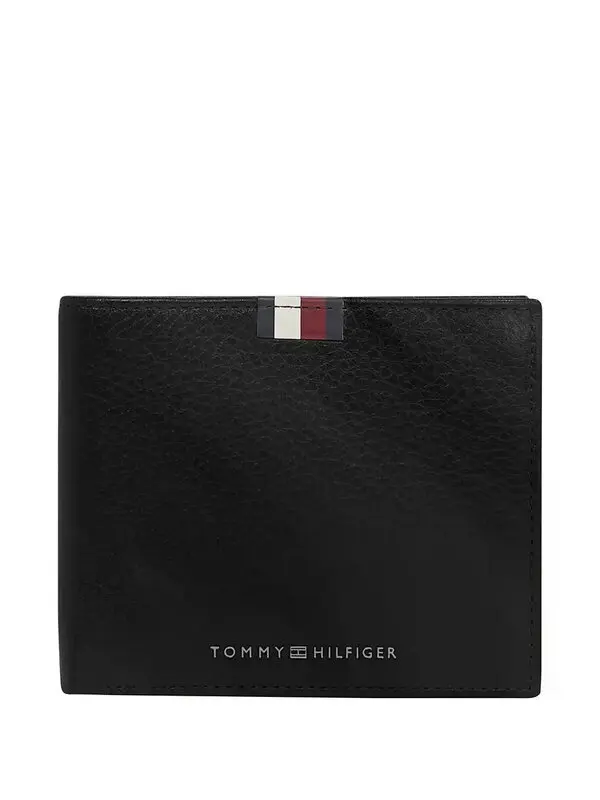 Tommy Hilfiger Bifold Leather Wallet - Black