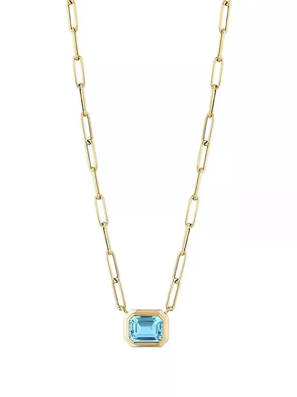 Goshwara 18k Yellow Topaz Pendant Necklace - Gold