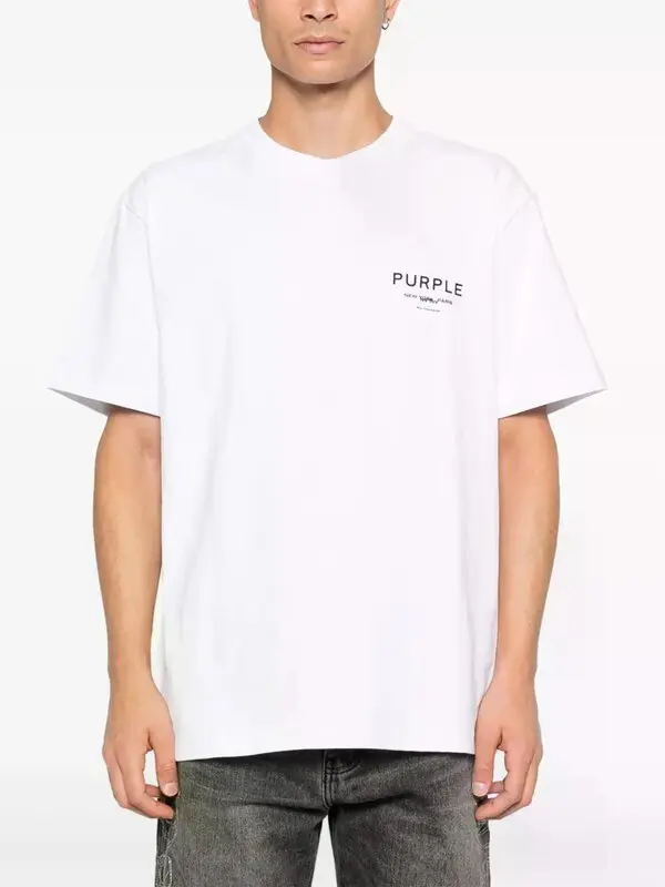 PURPLE BRAND Cities Tee - White