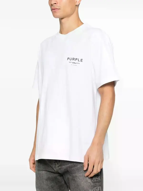 PURPLE BRAND Cities Tee - White
