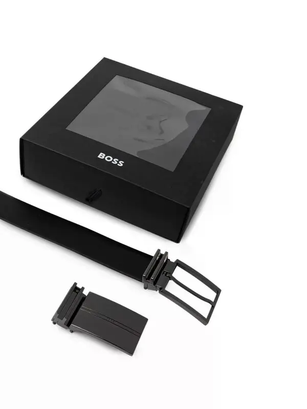 BOSS Reversible Buckle Belt - Black