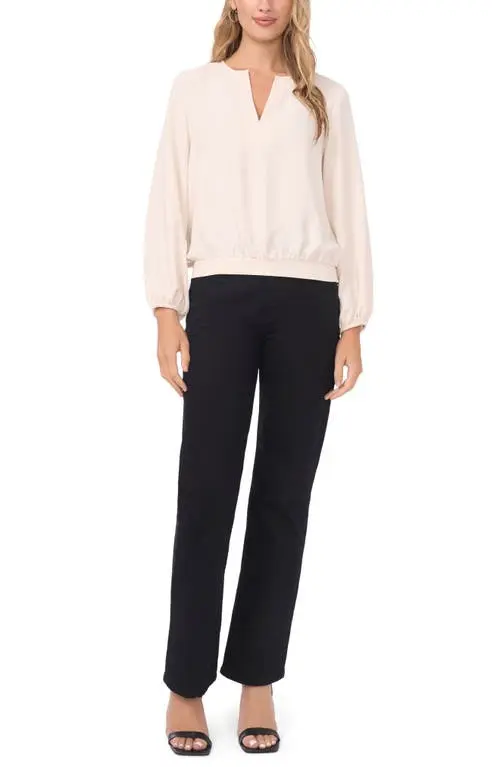 Vince Camuto Split Neck Blouse - Birch