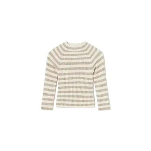 MAYORAL Striped Knit Mockneck
