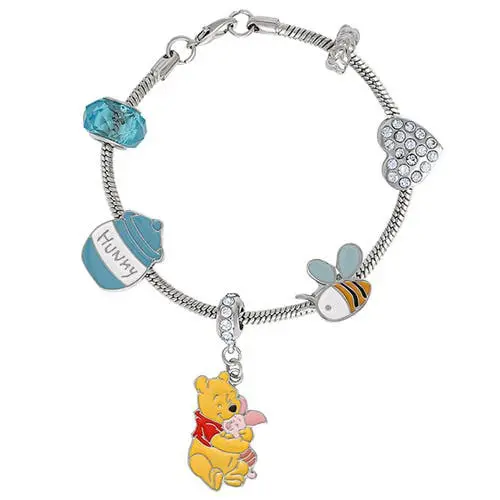 WINNIE THE POOH Beaded Charm Bracelet - Multi
