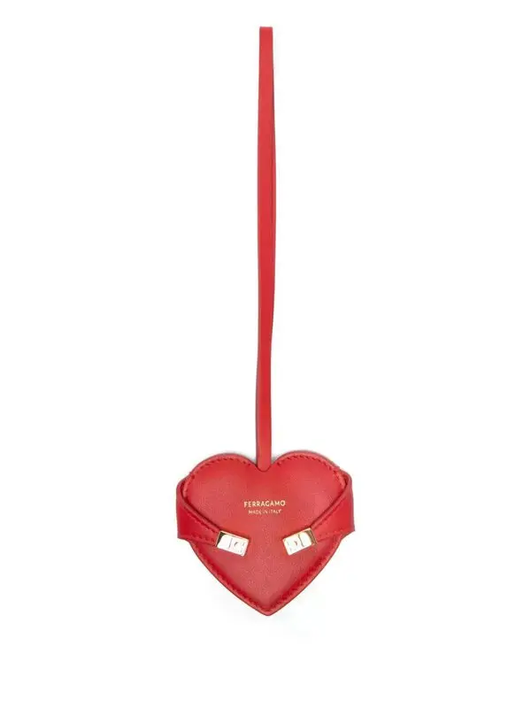 FERRAGAMO Heart Bag Charm - Red