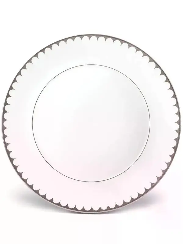 L'Objet Aegean Filet Dinner Plate - White
