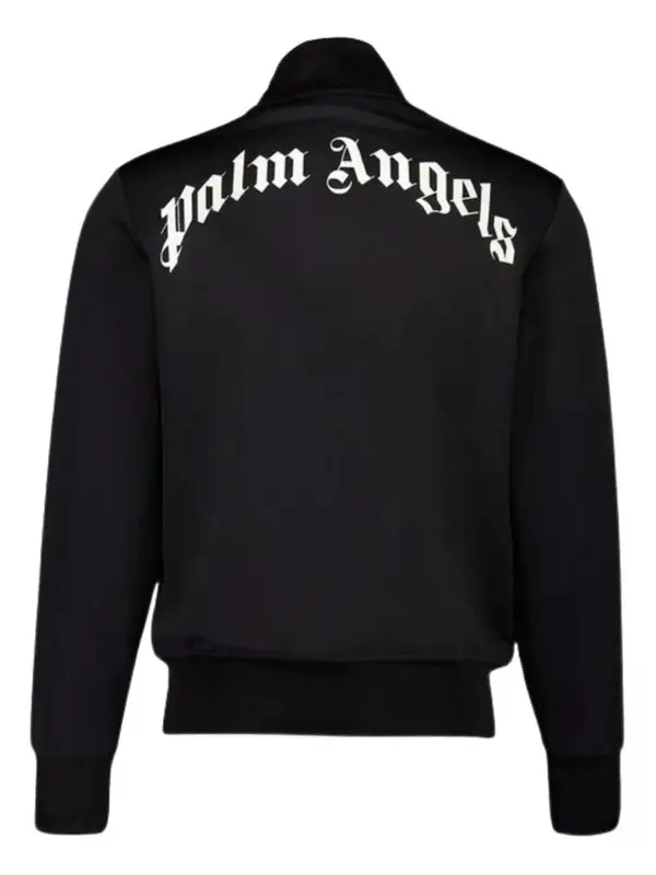 Palm Angels Logo-print Sweatshirt - Black