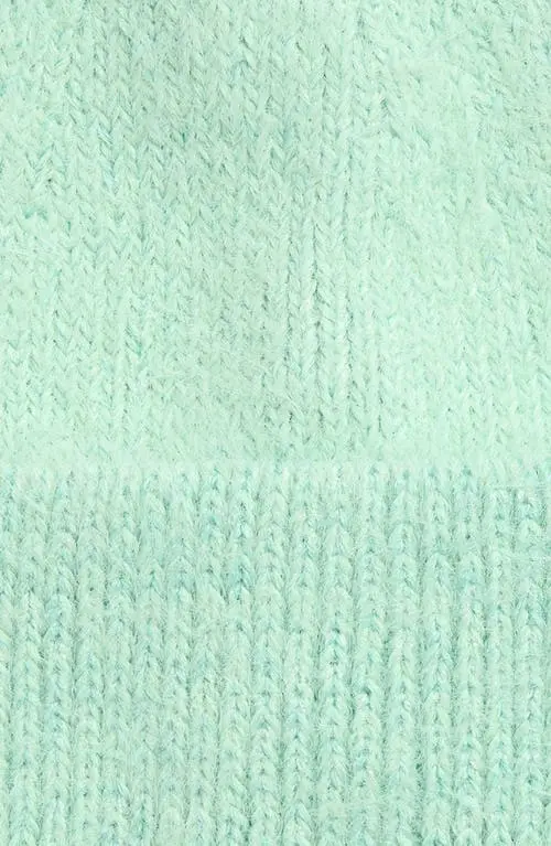 Tasha Cuffed Knit Beanie - Mint