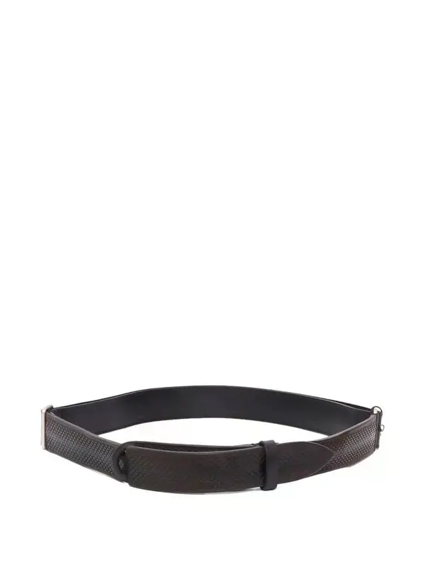 ORTIGNI Textured Belt - Brown