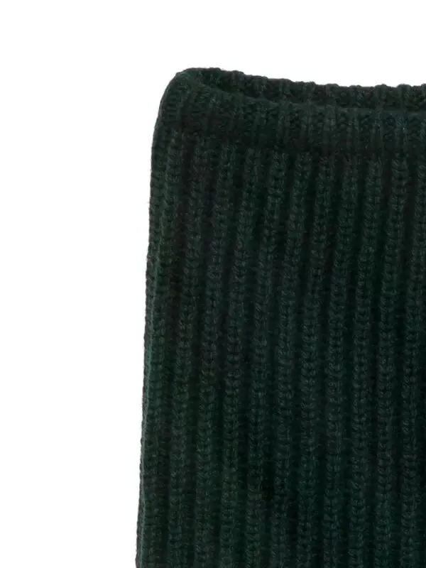 Sacai Ribbed Logo Neck Warmer