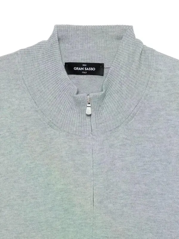 GRAN SASSO Zip-up Pocket Cardigan