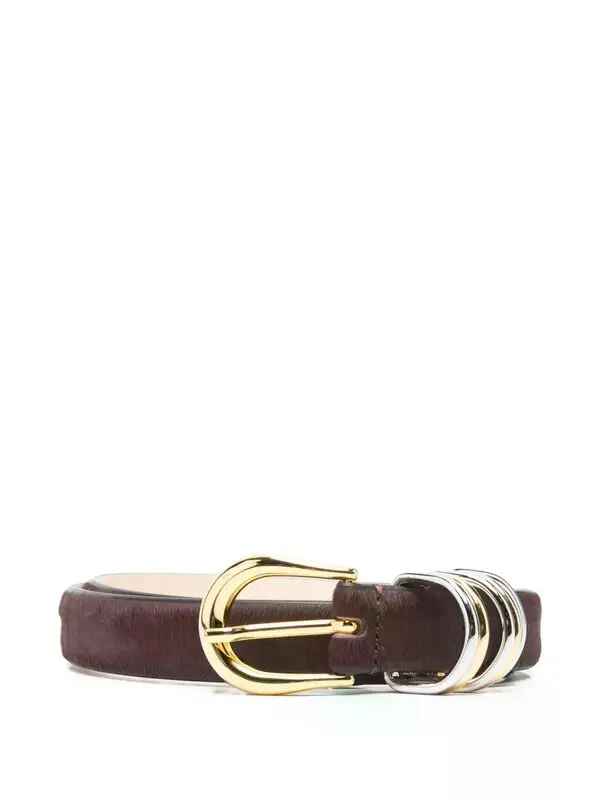 DEHANCHE Hollyhock Ring Belt - Brown