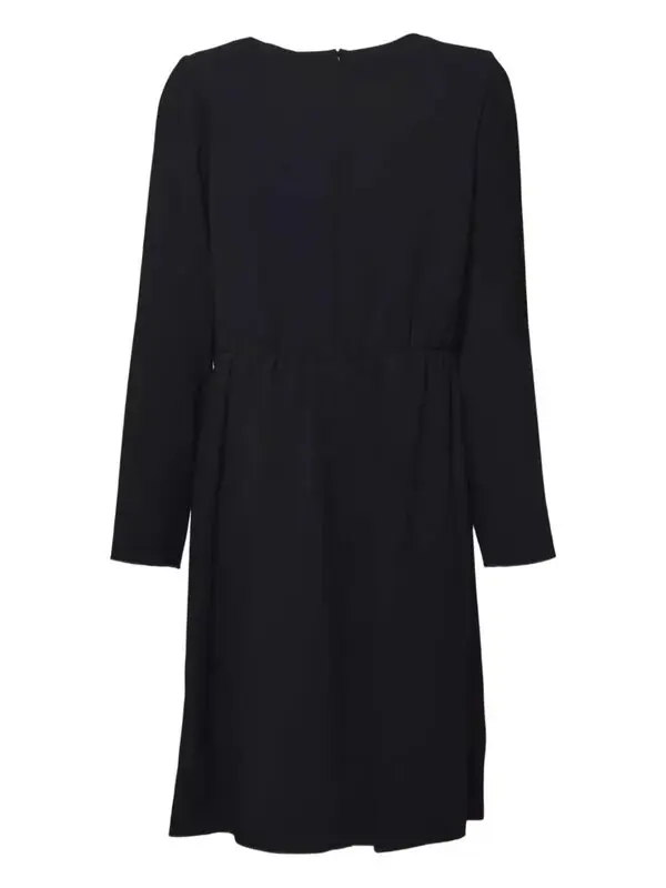 Aspesi Long-sleeve Midi Dress - Black