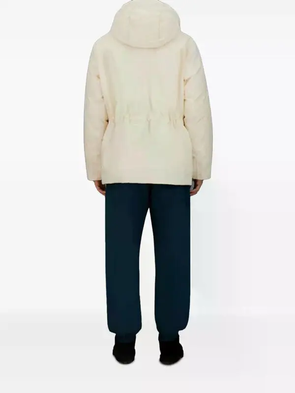 Herno Removable-hood Wool Jacket