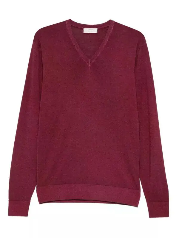 FERRANTE V-neck Knitted Sweater
