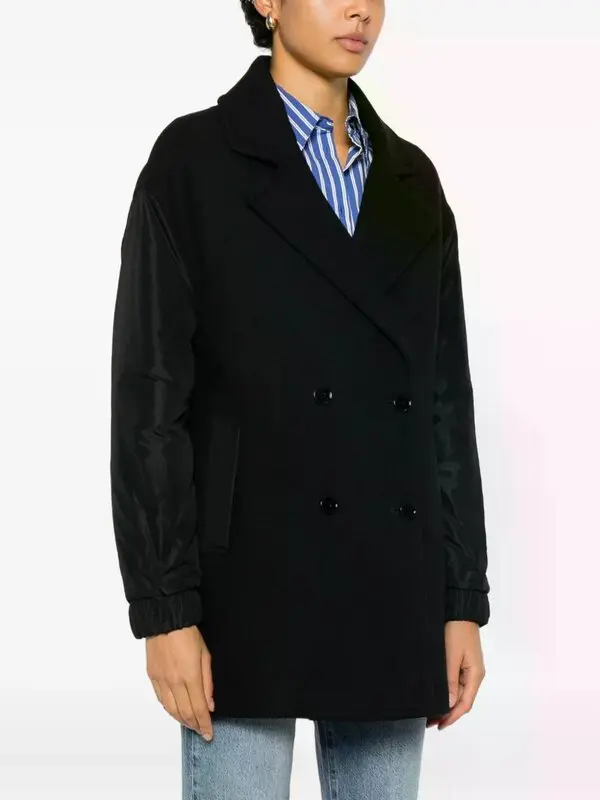 Patrizia Pepe Paneled Double-breasted Coat