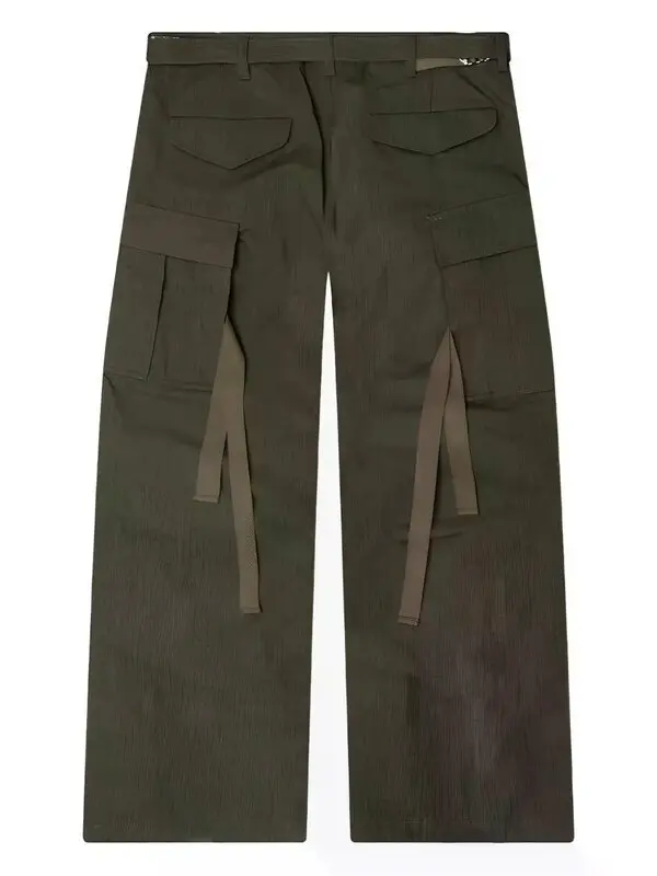 Sacai Ripstop Belted Trousers