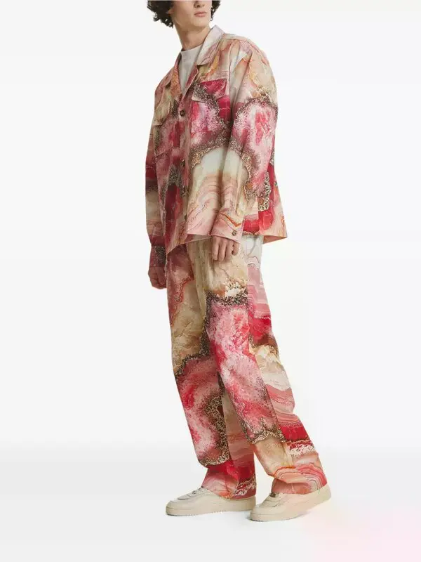 IRINA VOINEA Rose Crystal Overshirt