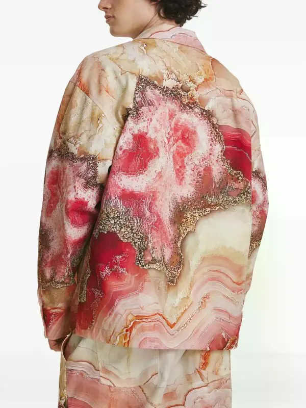 IRINA VOINEA Rose Crystal Overshirt