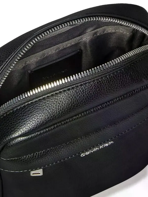 Calvin Klein Micro Pebble Logo-print Shoulder Bag