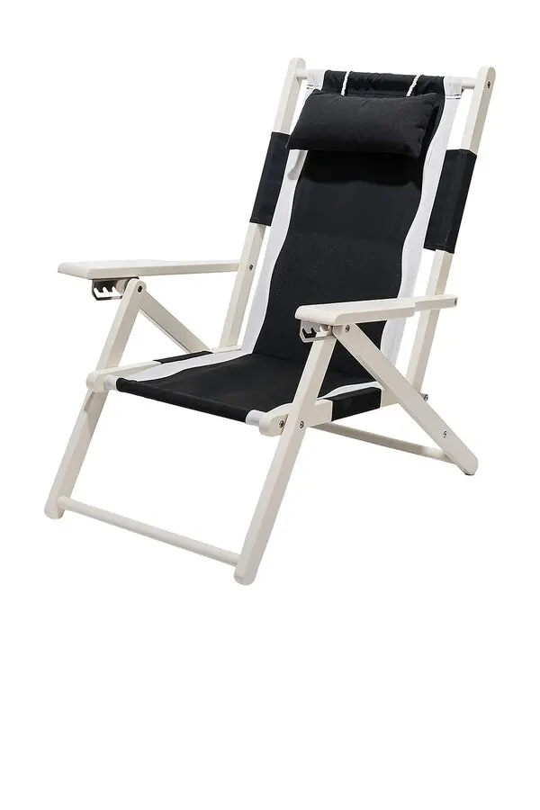 BUSINESS & PLEASURE Tommy Chair - Teak Natural & Rivie Black