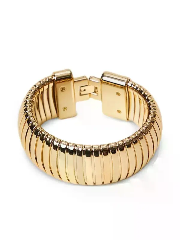 TWINSET Ribbed Polished-finish Bracelet - Gold