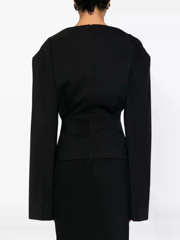 A.W.A.K.E. Mode Round-neck Top - Black