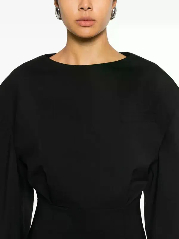 A.W.A.K.E. Mode Round-neck Top - Black