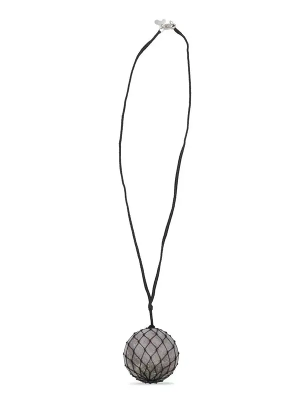 NICCOLO PASQUALETTI Sphere Net Necklace - Grey