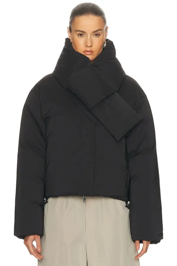 Alexander Wang Cropped Puffer Jacket - Black