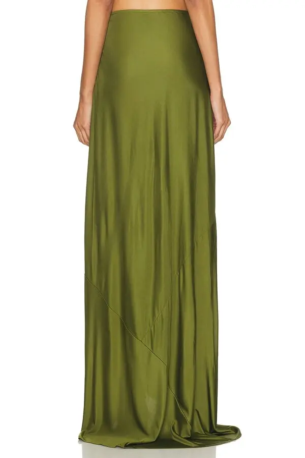 Dries Van Noten Humila Wrap Skirt - Green