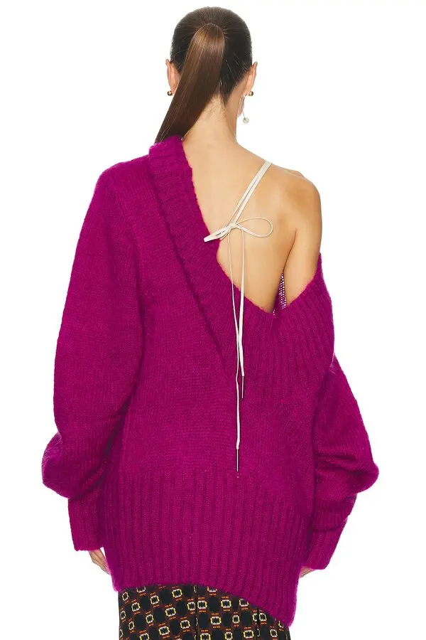 Dries Van Noten Teruel Sweater - Fuchsia