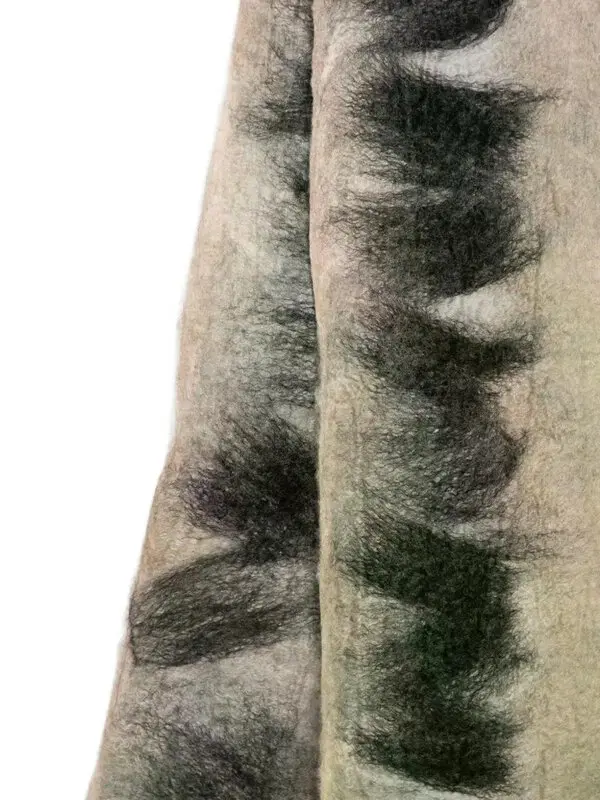 SILVANA Jagged-edge Scarf - Grey