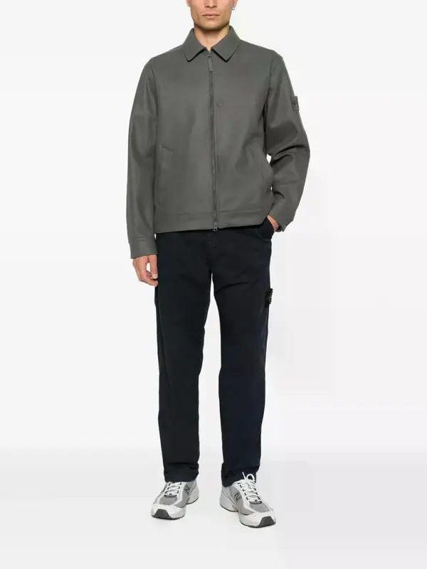 Stone Island Ghost Zip-Up Jacket - Grey | Editorialist