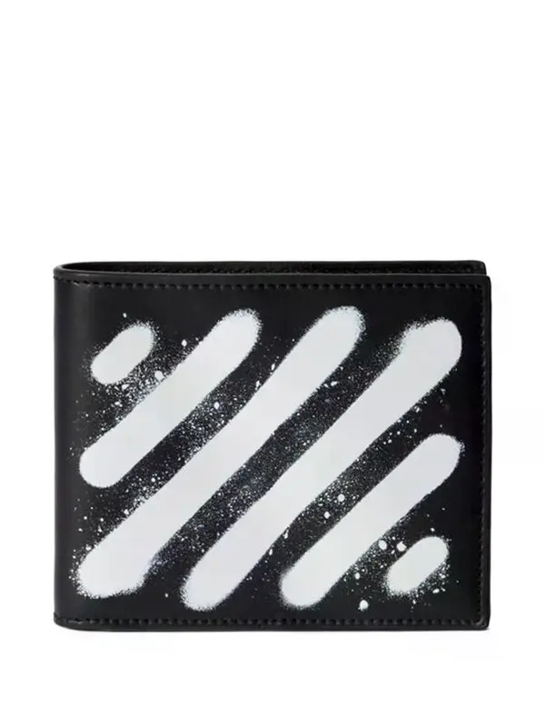 Off-White Graphic-print Wallet - Black