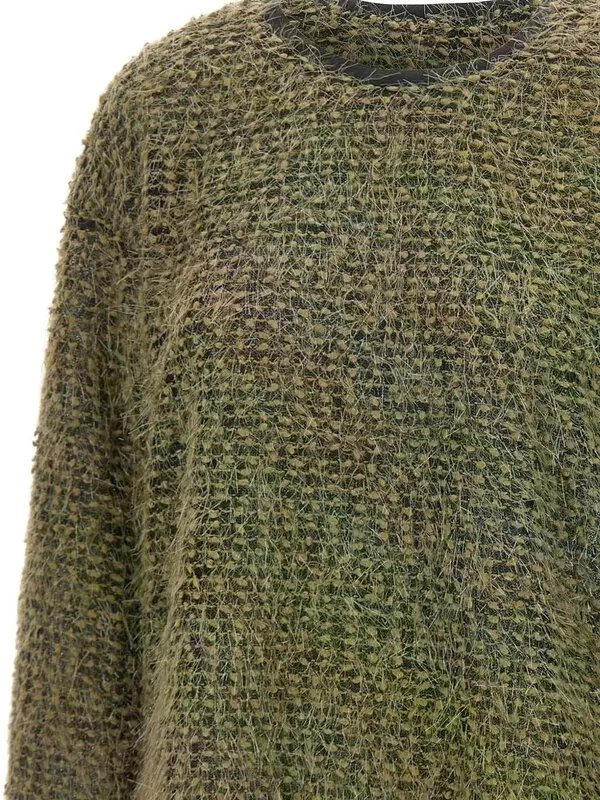 ELENA MIRO` Bouclé Thread Sweater
