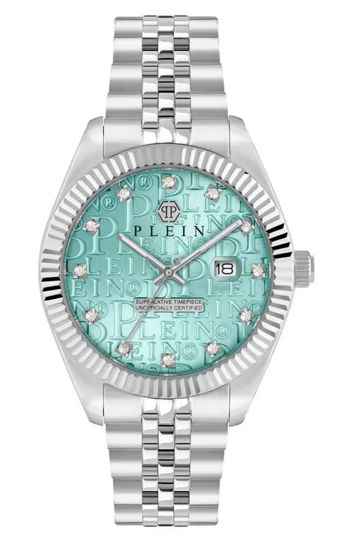 Philipp Plein Date Superlative Crystal Bracelet Watch