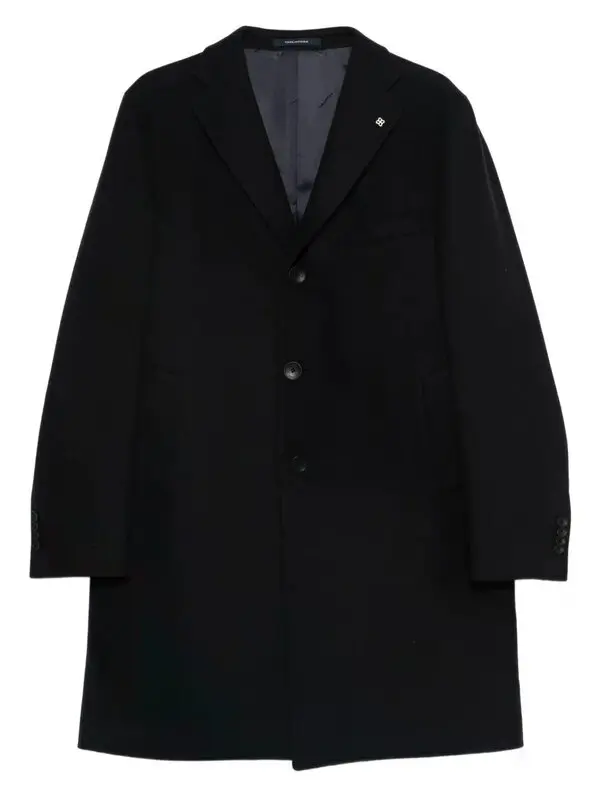 Tagliatore Button-up Coat - Black