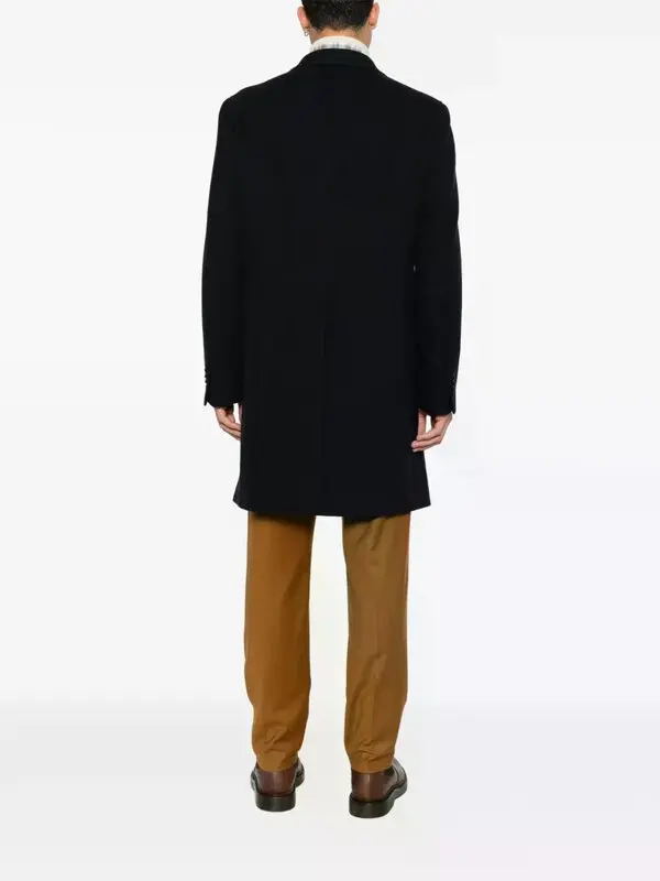 Tagliatore Button-up Coat - Black