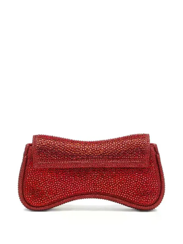 DIESEL® Crystal-embellished Clutch - Red