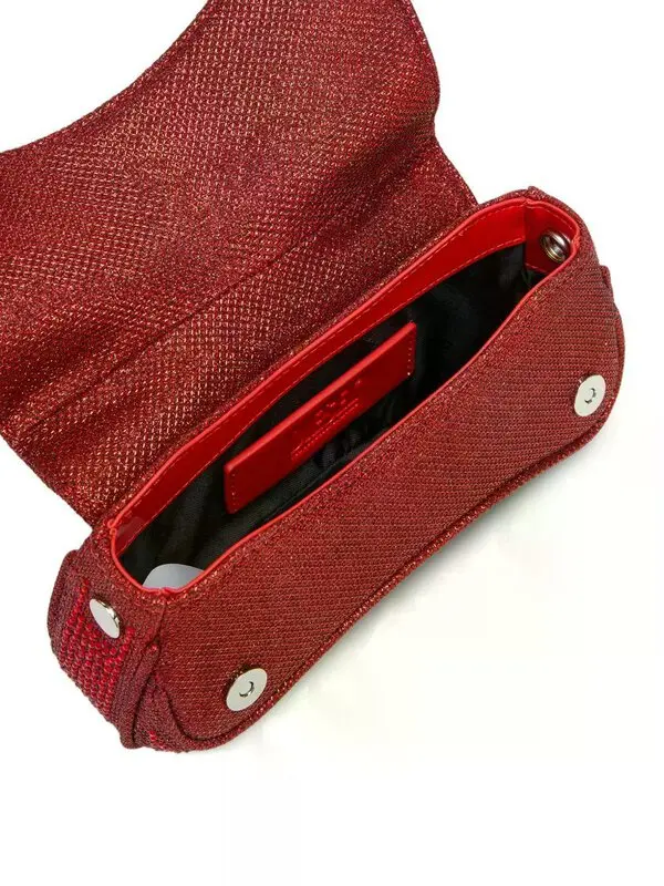 DIESEL® Crystal-embellished Clutch - Red