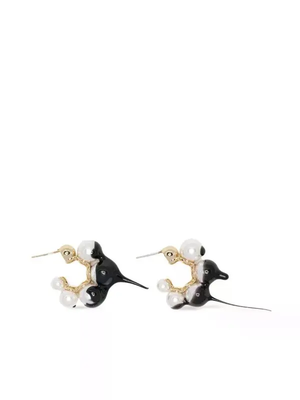 Ottolinger Faux-pearl Earrings - Gold