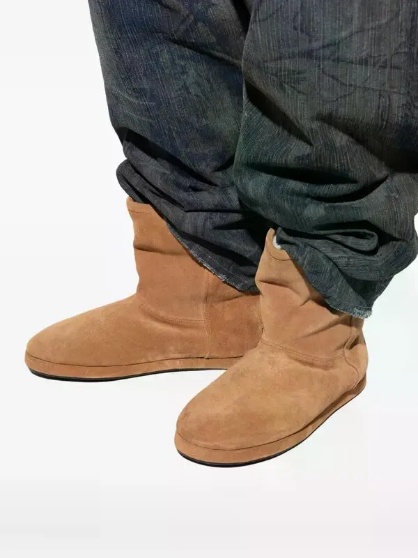 Balenciaga Logo Plaque Boots