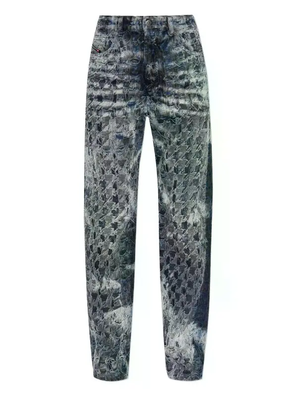 DIESEL® Frayed-effect Jeans - Grey