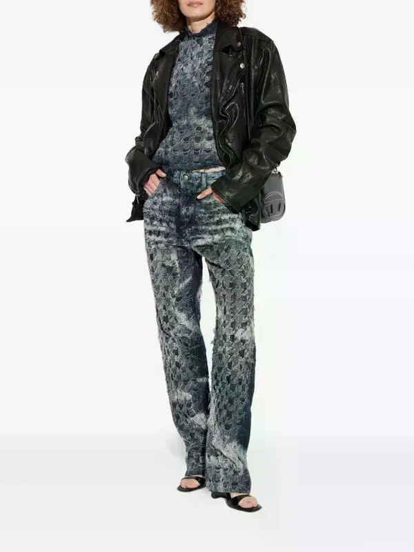 DIESEL® Frayed-effect Jeans - Grey