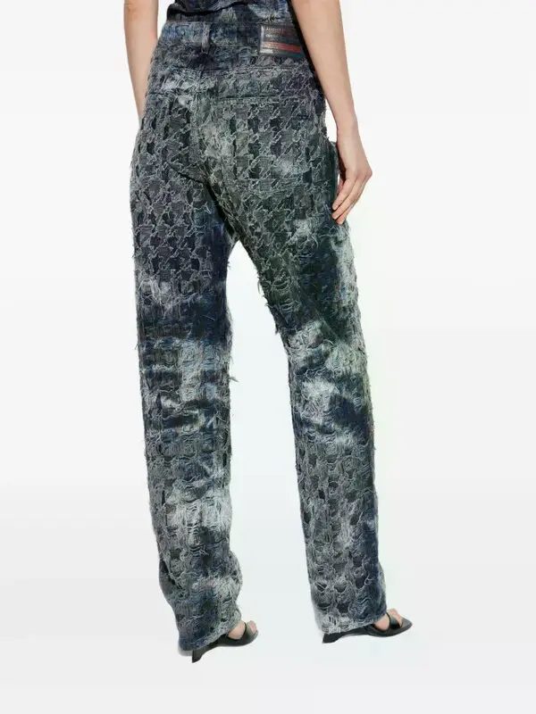 DIESEL® Frayed-effect Jeans - Grey